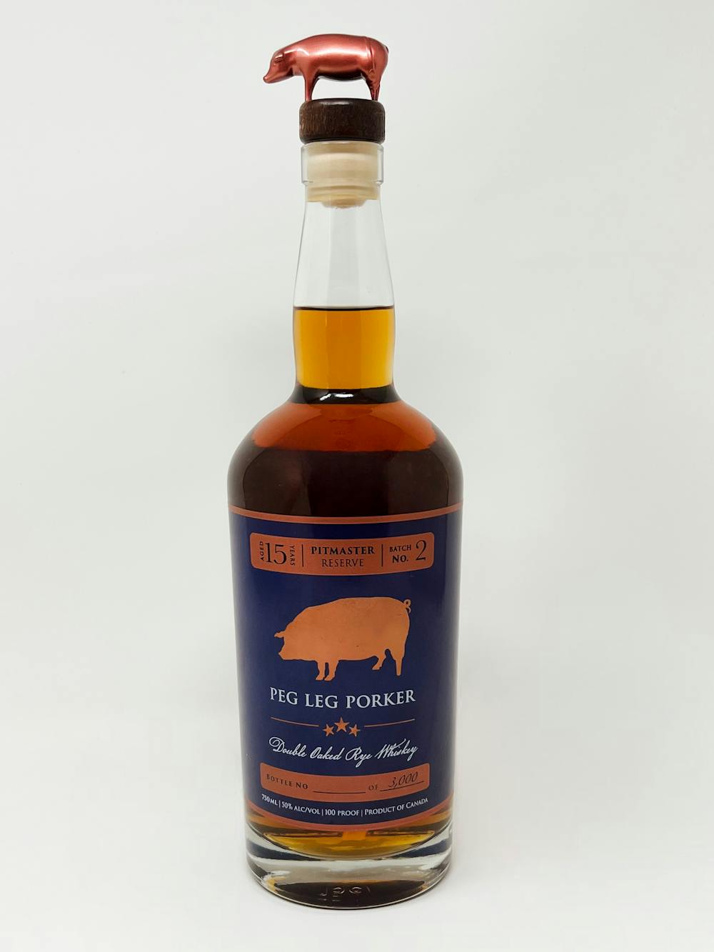 Peg Leg Pitmaster 15year Double Oaked Rye 750ml :: Rye