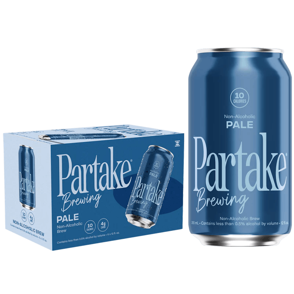 Partake Brewing Non-Alcoholic Pale Ale 6-12oz Cans :: Non-Alcoholic Beer