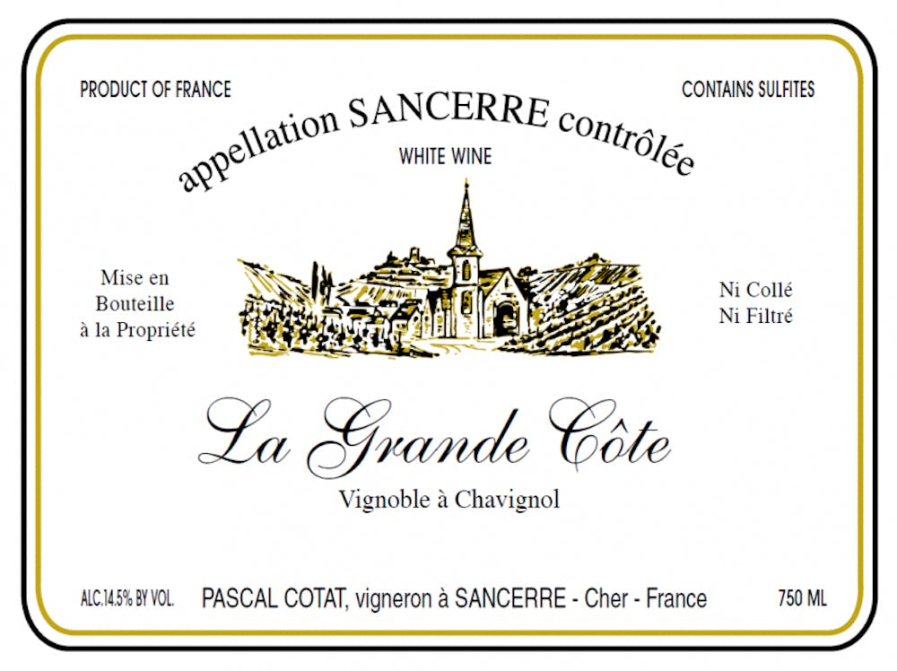 Pascal Cotat 'La Grande Cote' Sancerre 2023 :: Sauvignon Blanc