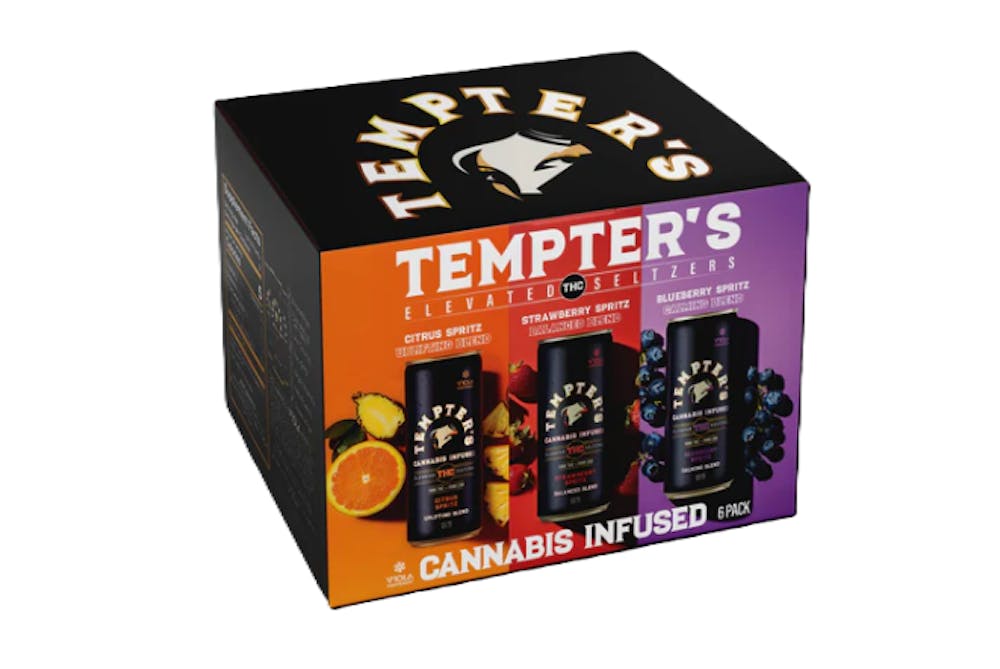 Tempter's 10MG THC:CBD Variety Pack 6-12oz Cans :: CBD Drinks