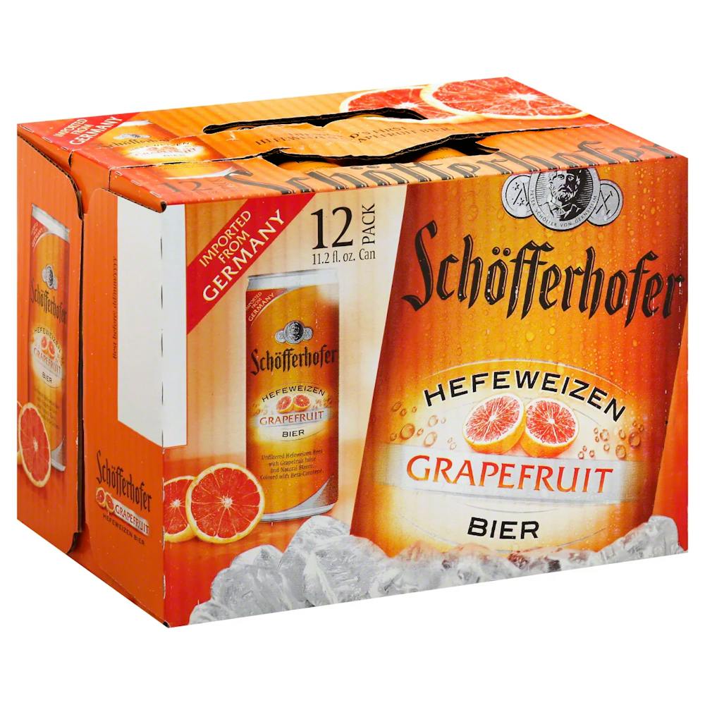 Schofferhofer Grapefruit Hefeweizen Bier 12-11.2oz Cans :: Other ...