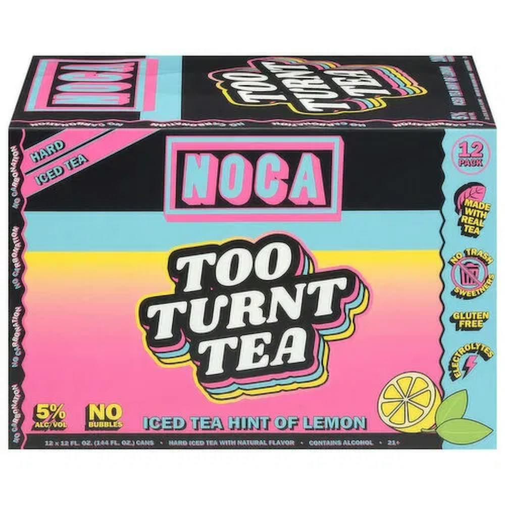 NOCA Too Turnt Tea Hard Lemon Iced Tea 12-12oz Cans :: Other / Variety ...