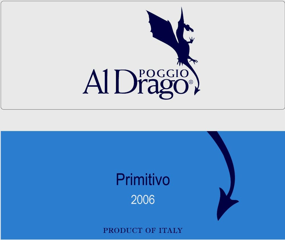 Al Drago Primitivo 2006 :: Italian Red