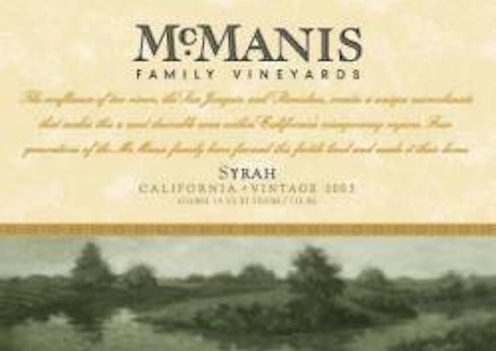 McManis Syrah 2005