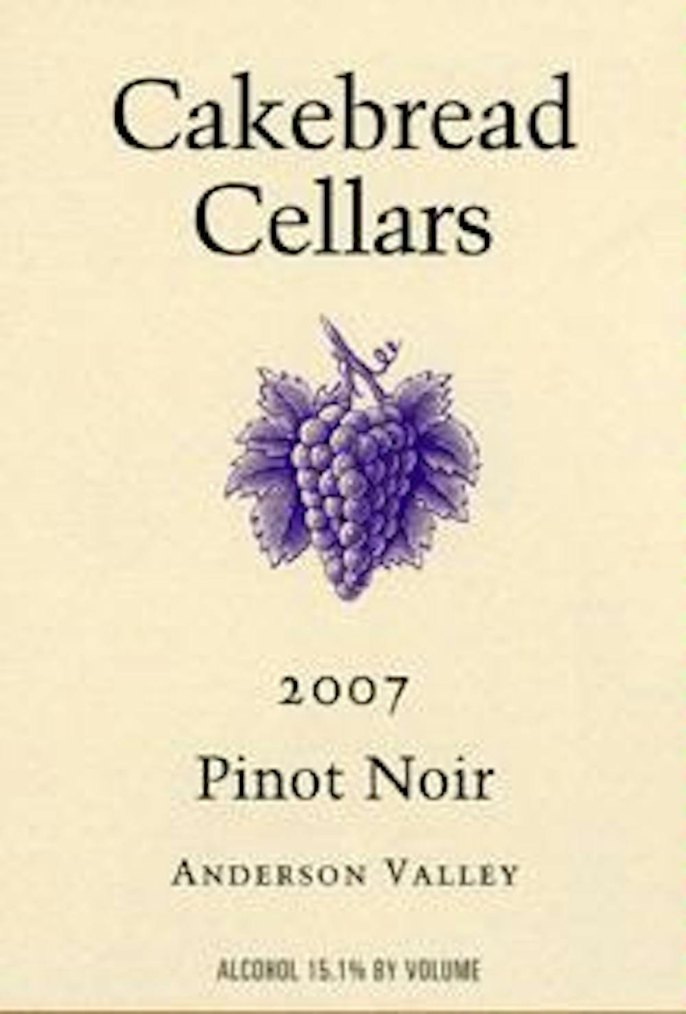 Cakebread Cellars Pinot Noir 2007 :: Pinot Noir