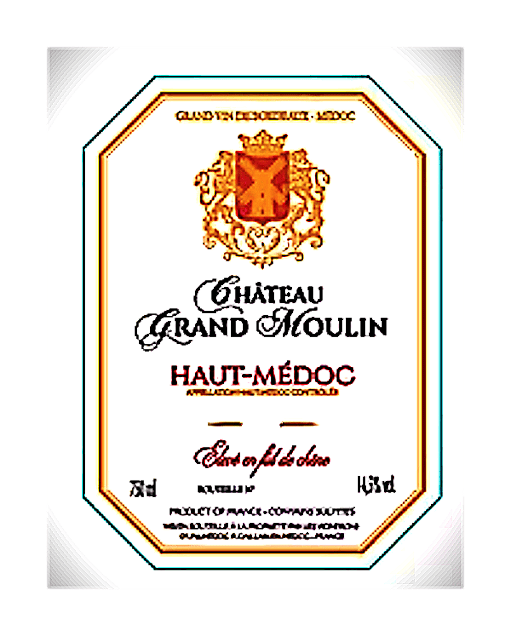 Chateau Grand Moulin Haut-Medoc 2018 :: Bordeaux Red