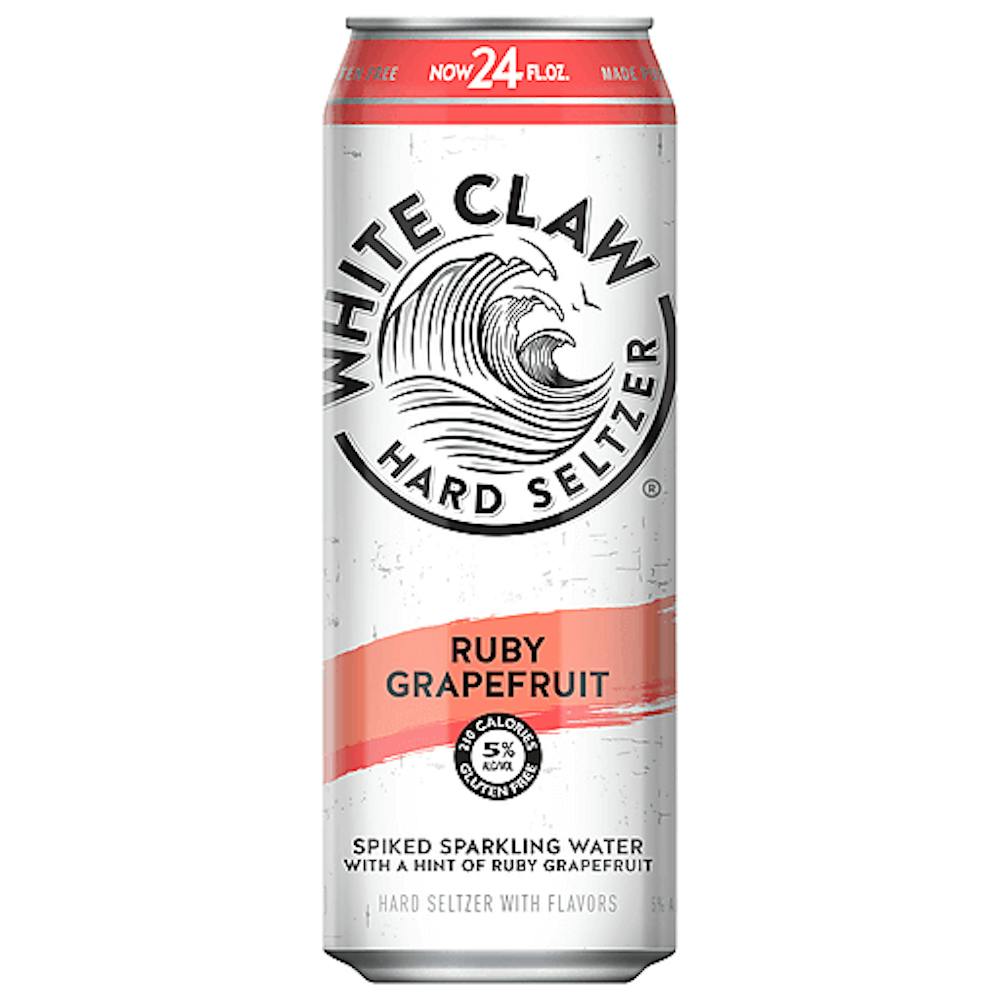 White Claw Hard Seltzer Ruby Grapefruit 24oz Can :: Other / Variety Packs