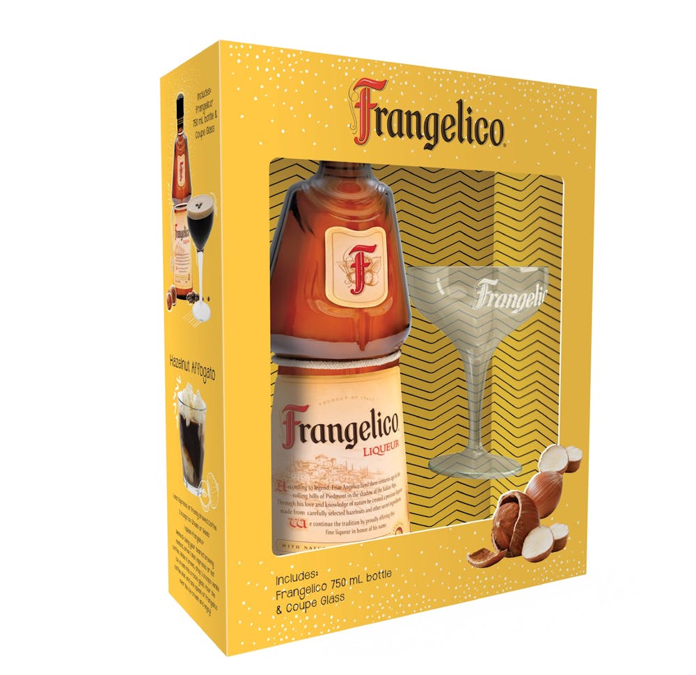 Frangelico Hazelnut Gift Set W/ Martini Glass :: Cordials & Liqueurs