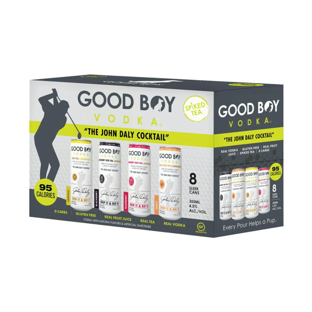 Good Boy Vodka John Daly Cocktail Variety 8-355ml Cans :: Ready to Go ...