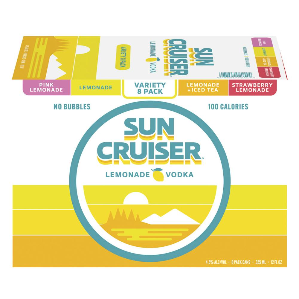 Sun Cruiser Variety Pack Vodka & Lemonade 8-12oz Cans :: Ready to Go ...